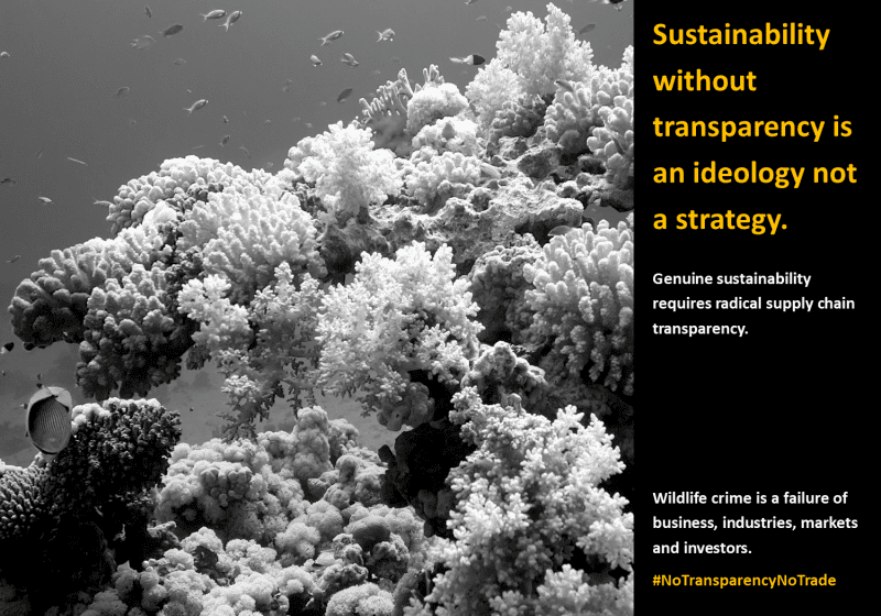 No Transparency - No Trade - Nature Needs More